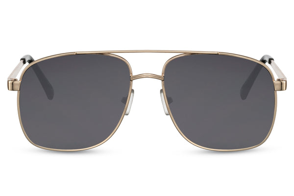 Black Premium Designer Look Aviator Sunglasses
